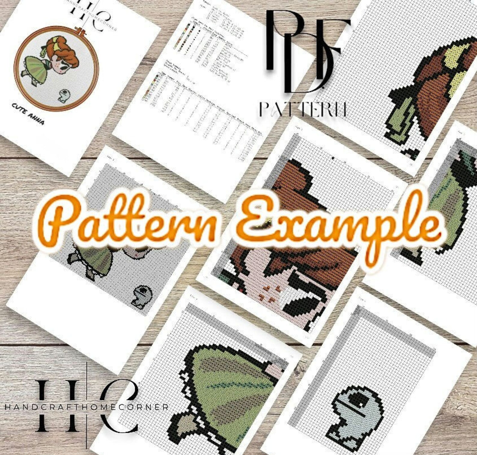 Merida and the Will O' the Wisps Cross Stitch PDF Pattern - Brave Wall ...