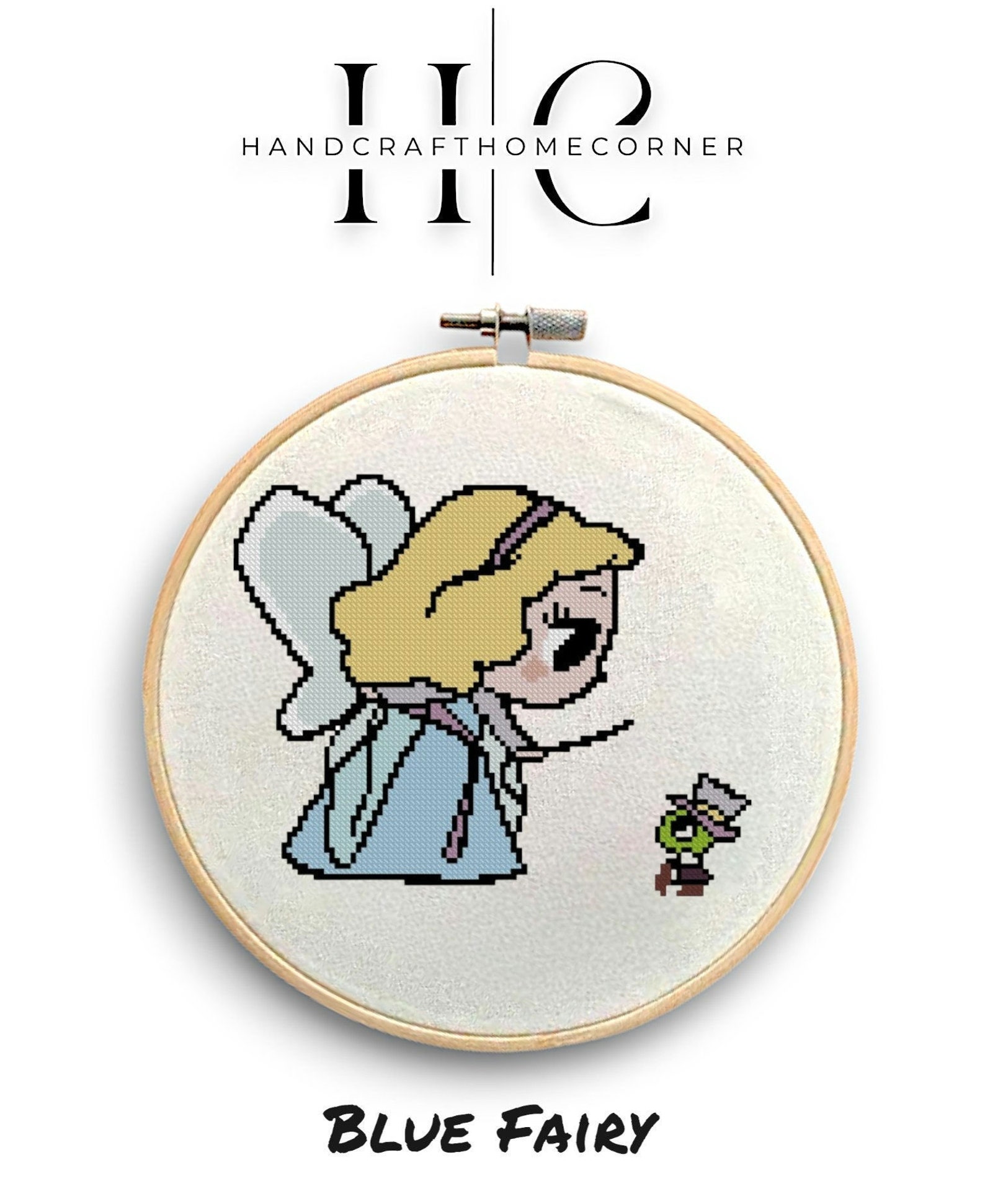 Magical Blue Fairy and Jiminy Cricket Cross Stitch PDF Pattern From ...