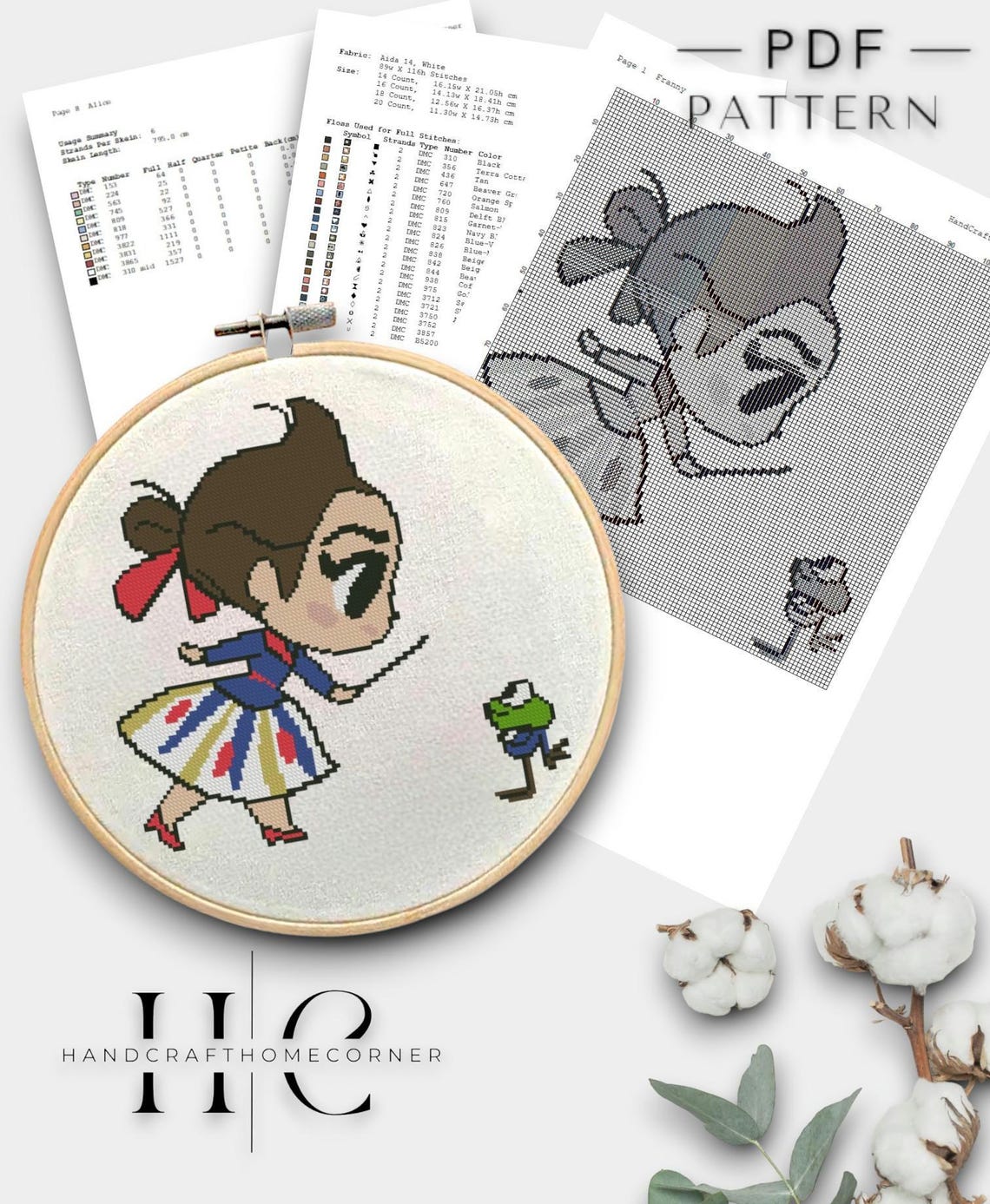 Francesca "franny" Robinson Making Magic to Little Frog - Cross Stitch ...