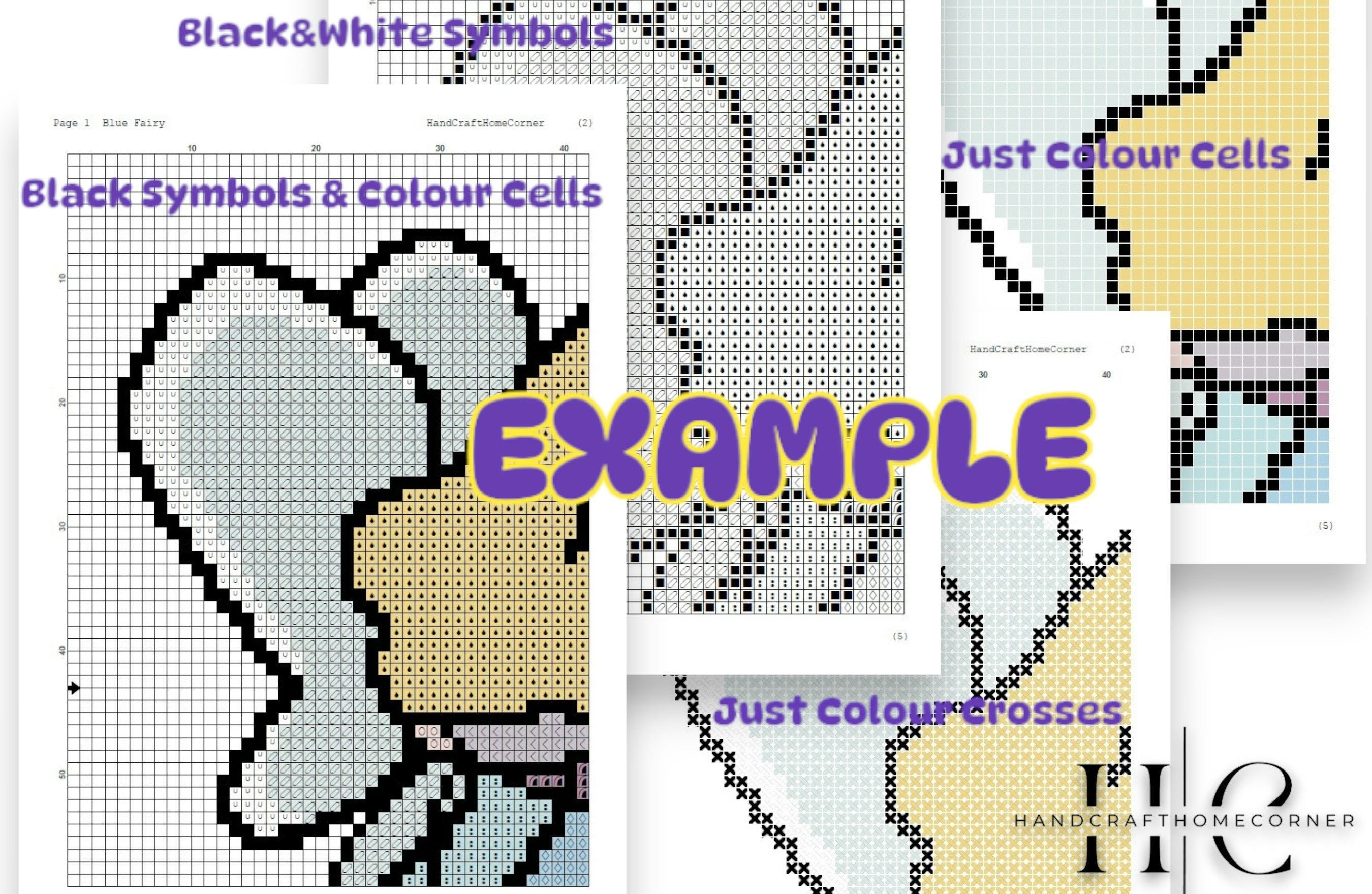 Space Adventures: Captain Amelia and Morph Cross Stitch PDF Pattern. A ...