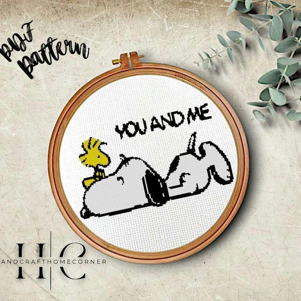 Snoopy Cross Stitch - Etsy