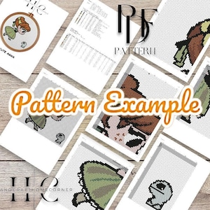 Princess Rapunzel and Pascal Cross Stitch Pattern. Princess-themed Home ...