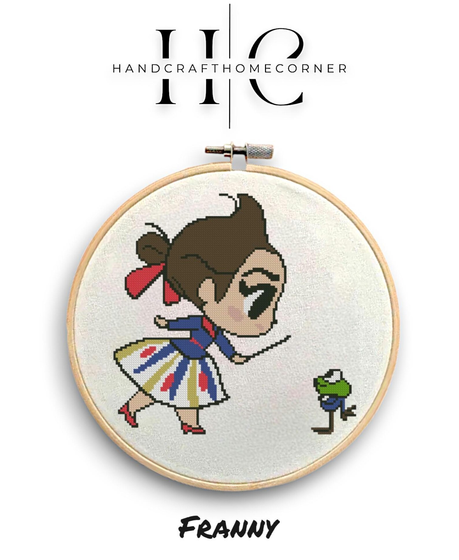 Francesca "franny" Robinson Making Magic to Little Frog - Cross Stitch ...