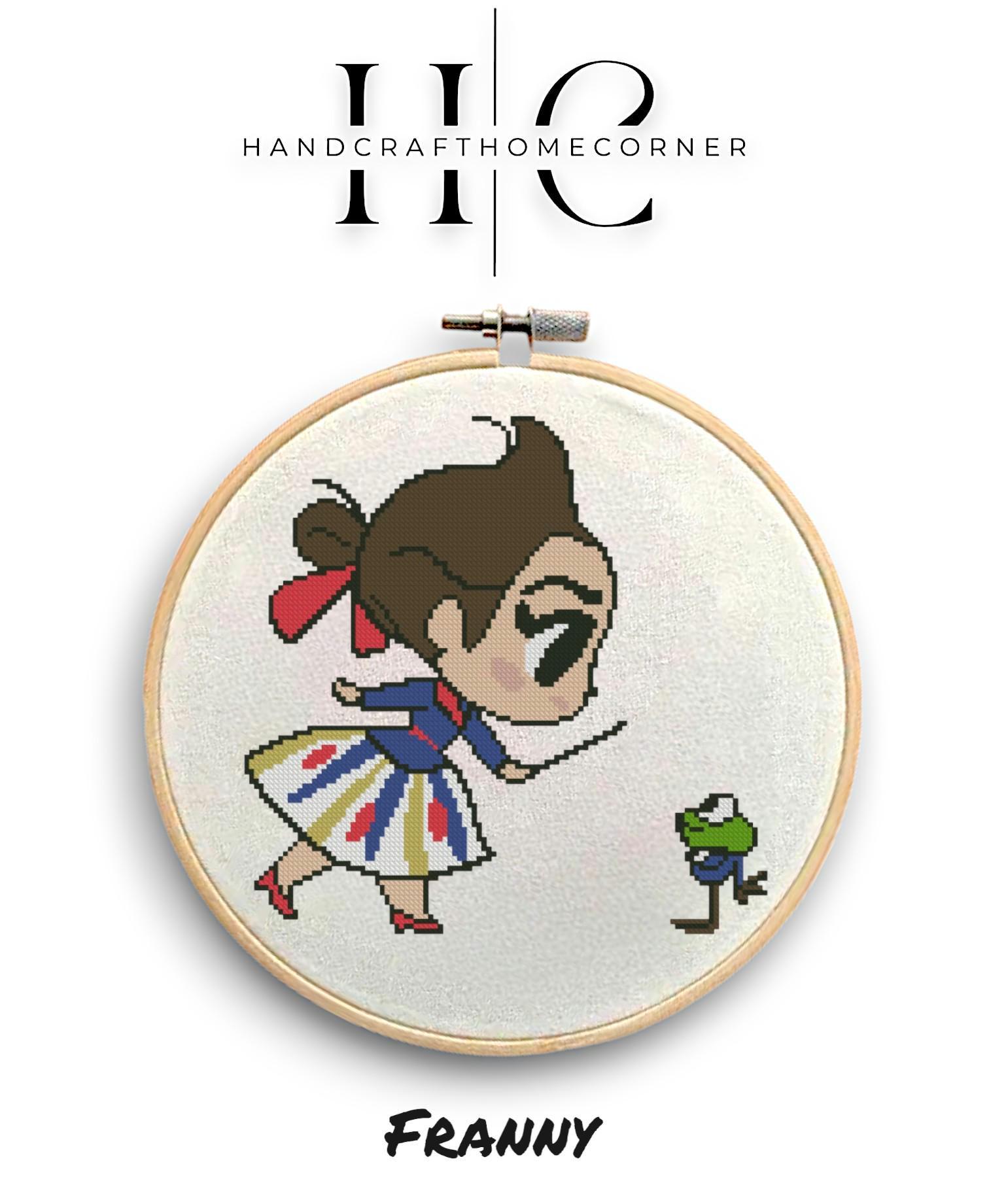 Francesca "franny" Robinson Making Magic to Little Frog - Cross Stitch ...
