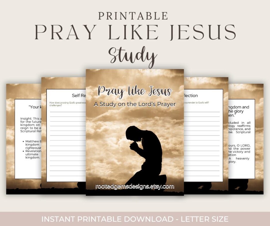 The Lords Prayer Bible Study, Our Father Devotional, Youth Bible Study ...