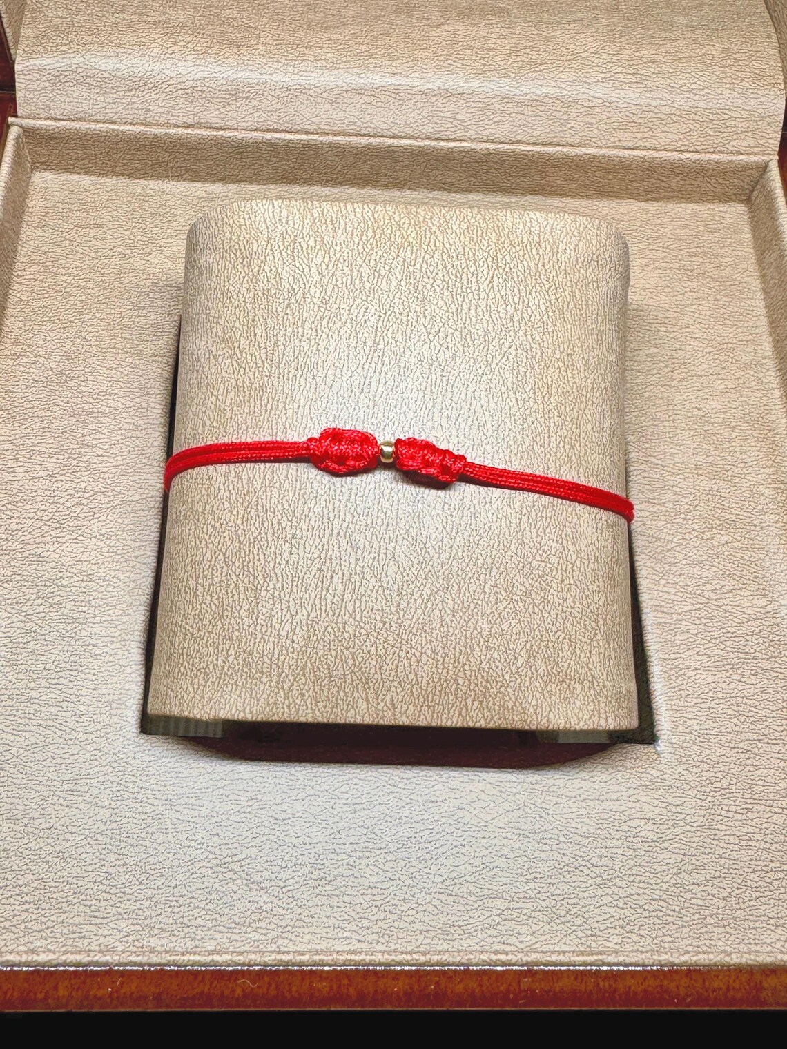 Solid 14 K Gold Ball 2 MM Danity Unisex Red String Wish/ Protection ...