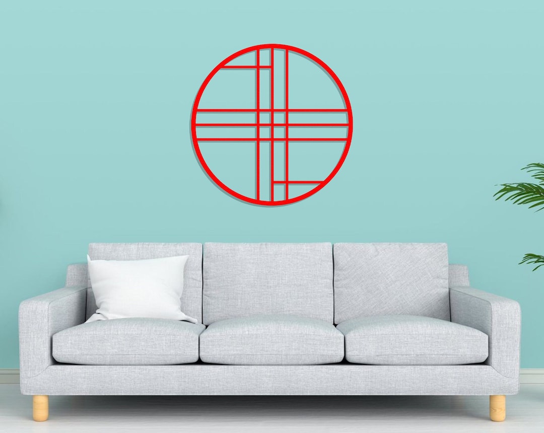 Japanese Shoji Screen Metal Wall Art, Japanese Symbols, Far East ...