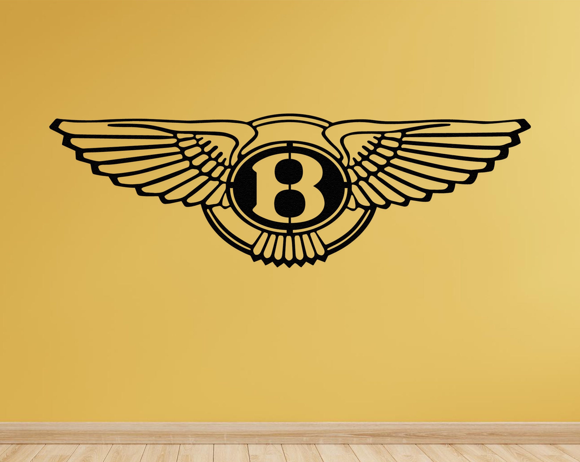 Bentley Logo Wall Art, Metal Wall Decor, Garage Wall Art, Logo Wall ...