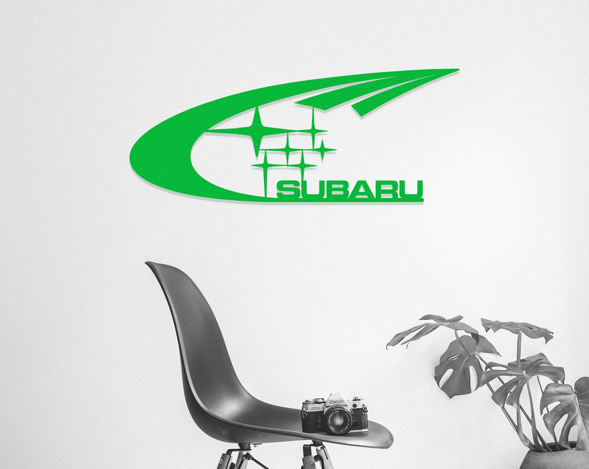 Subaru Logo, Subaru Sign, Car Logo, Metal Wall Decor, Garage Decor ...