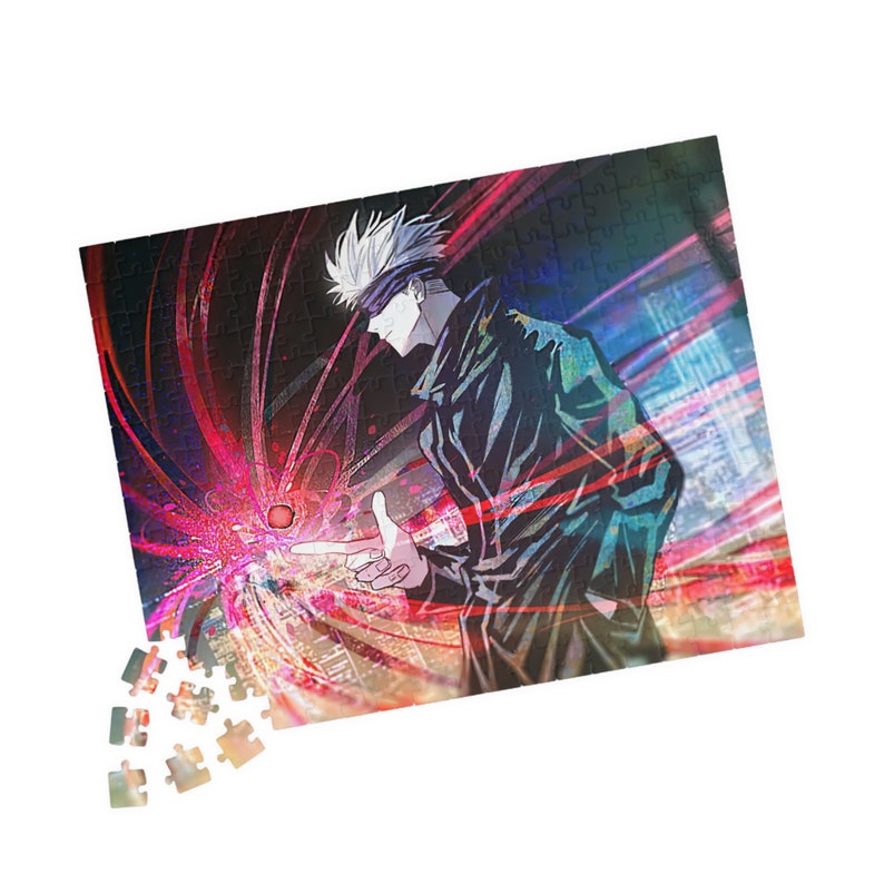 Anime Jigsaw Puzzle for Manga Lovers Jujutsu Kaisen Satoru Gojo Jigsaw ...