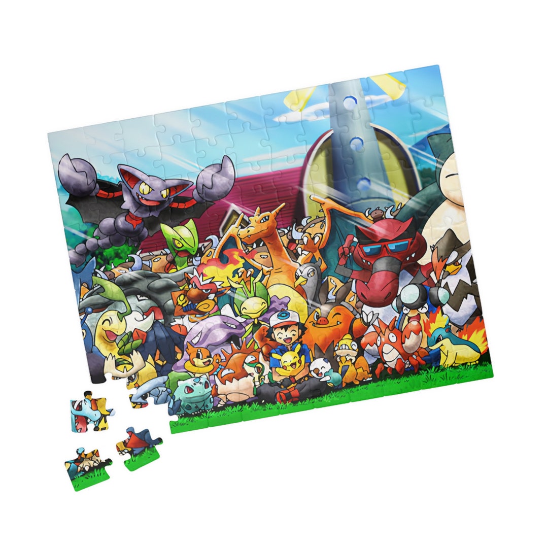 Pokemon Anime Jigsaw Puzzle Multiple Piece Options for Manga Fans 110 ...