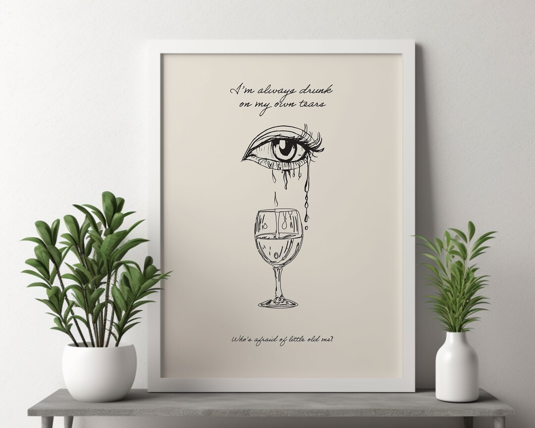 Taylor Swift Whos Afraid of Little Old Me Digital Download Printable ...