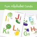 Fruit & Vegetable Children Alphabet Cards, Kids Fruits and Veg Abc ...