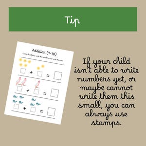 Addition Worksheets for Kids: Early Math Exercises (PDF Download) - Etsy