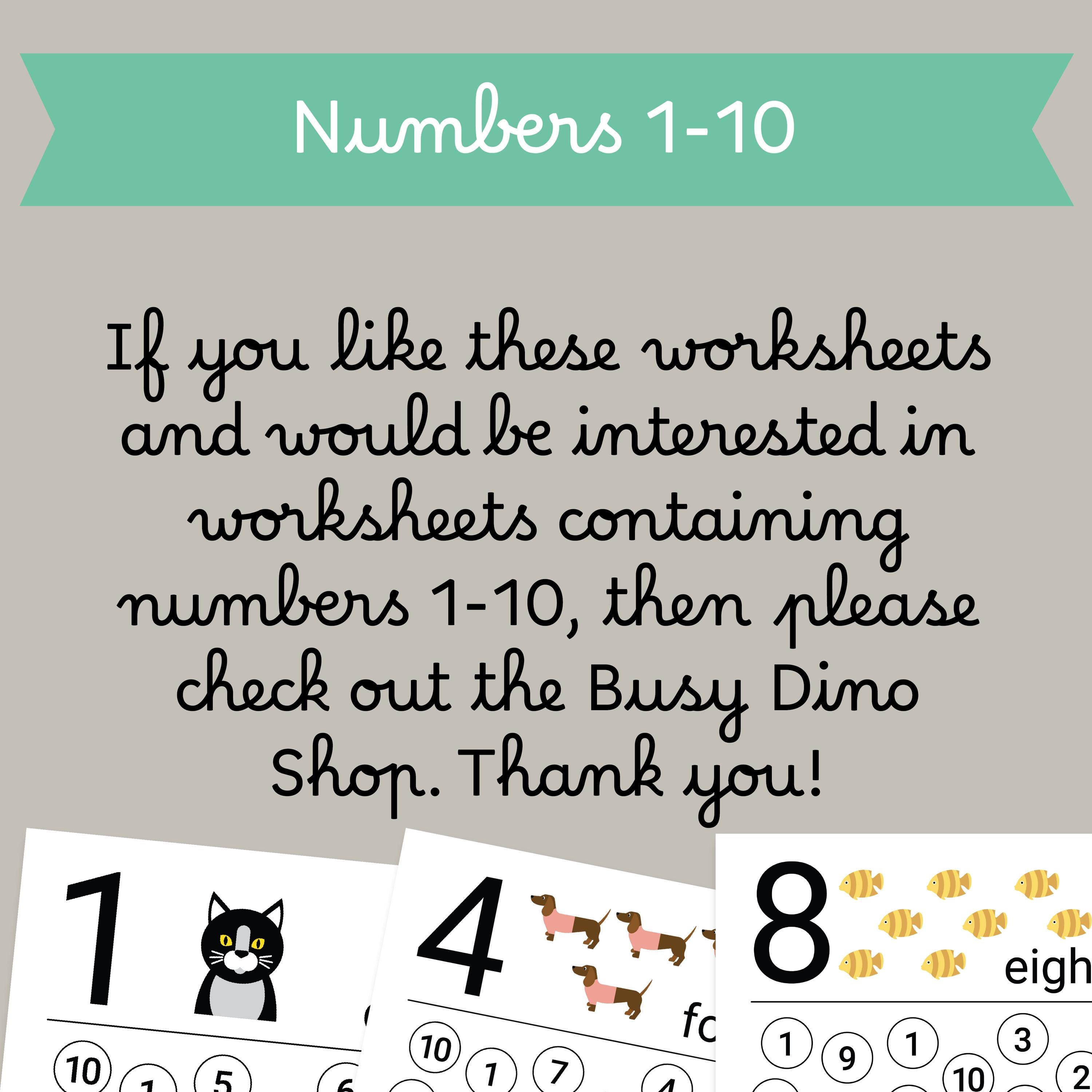 Numbers 11-20 Find and Color Worksheets: Early Math (digital Download ...