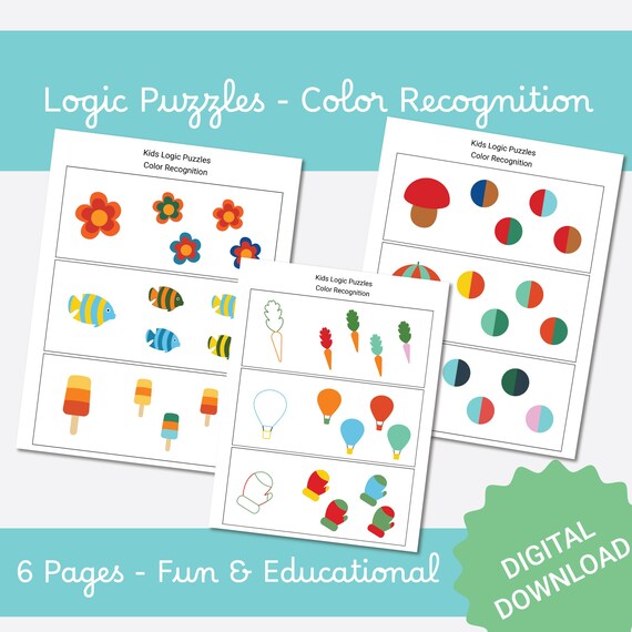 Rompecabezas De Lógica Imprimibles