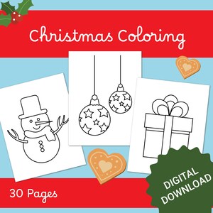 Printable Christmas Coloring Pages for Kids, Fun Holiday Activities ...