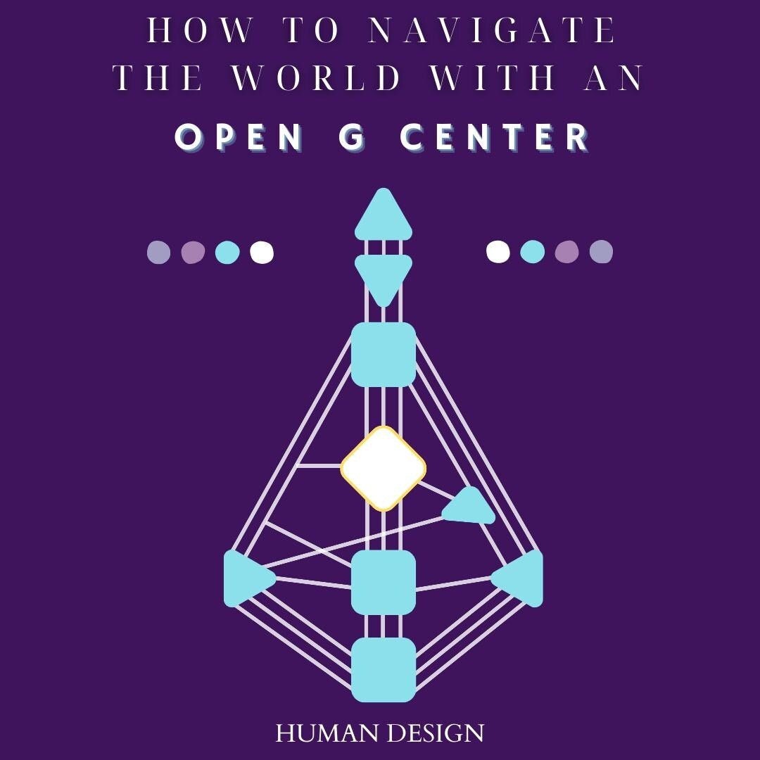 Human Design: How to Navigate the World With an Open G Center - Etsy