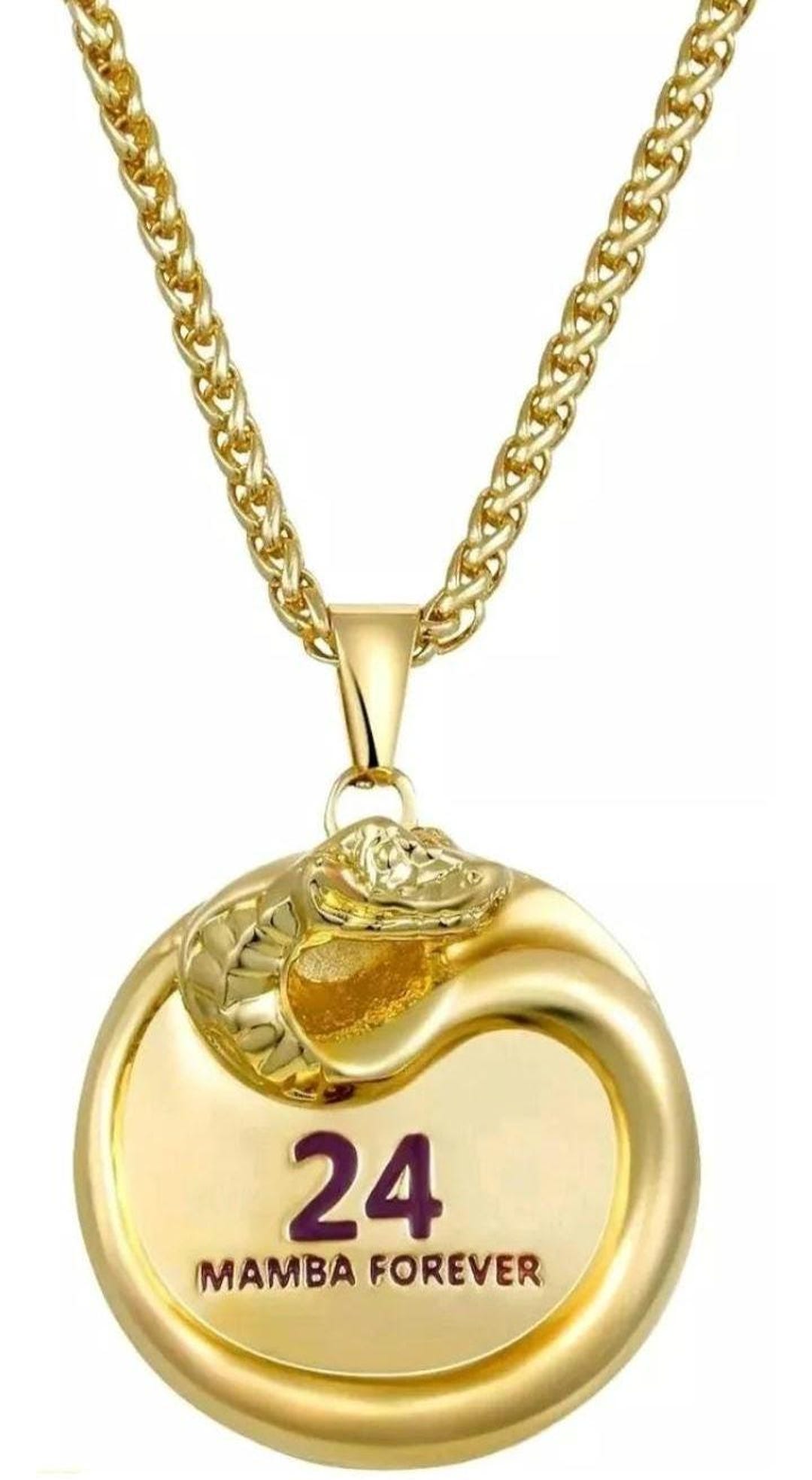 New Hand Made Kobe Bryant Mamba Forever Los Angeles Lakers Men's Gold ...