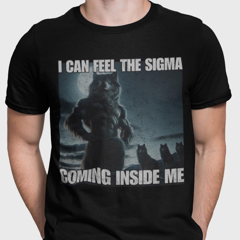 Sigma Wolf Shirt - Etsy