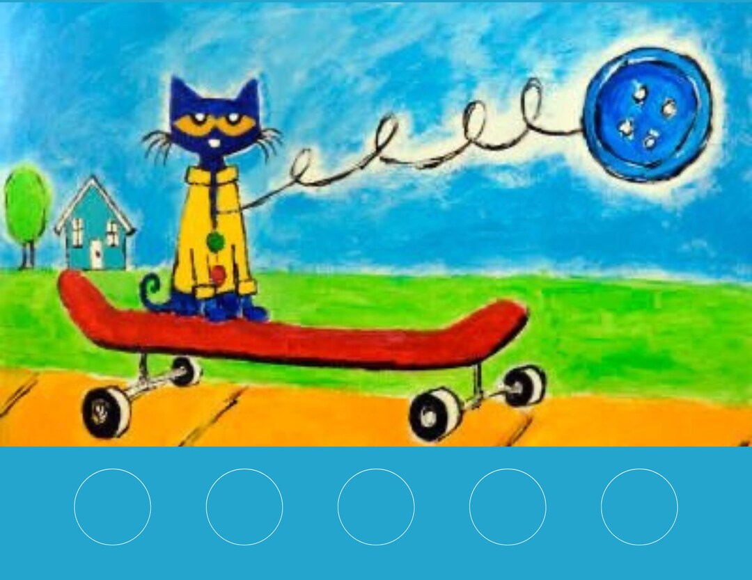 Pete the Cat Token Boards-calm Body, Listening Ears, Safe Hands Visual ...