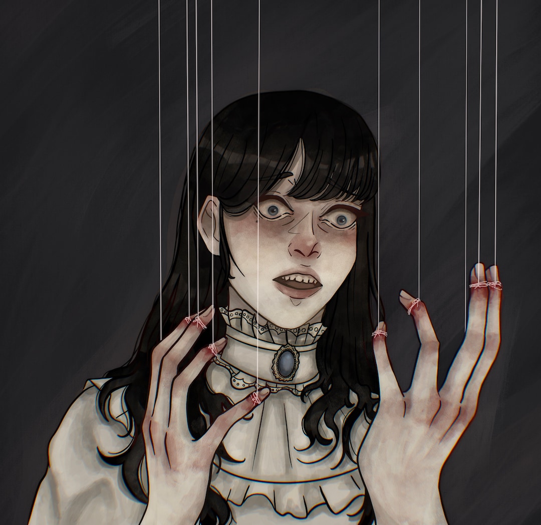 Gore Art PAPER ART PRINT //control// Original Design - Etsy