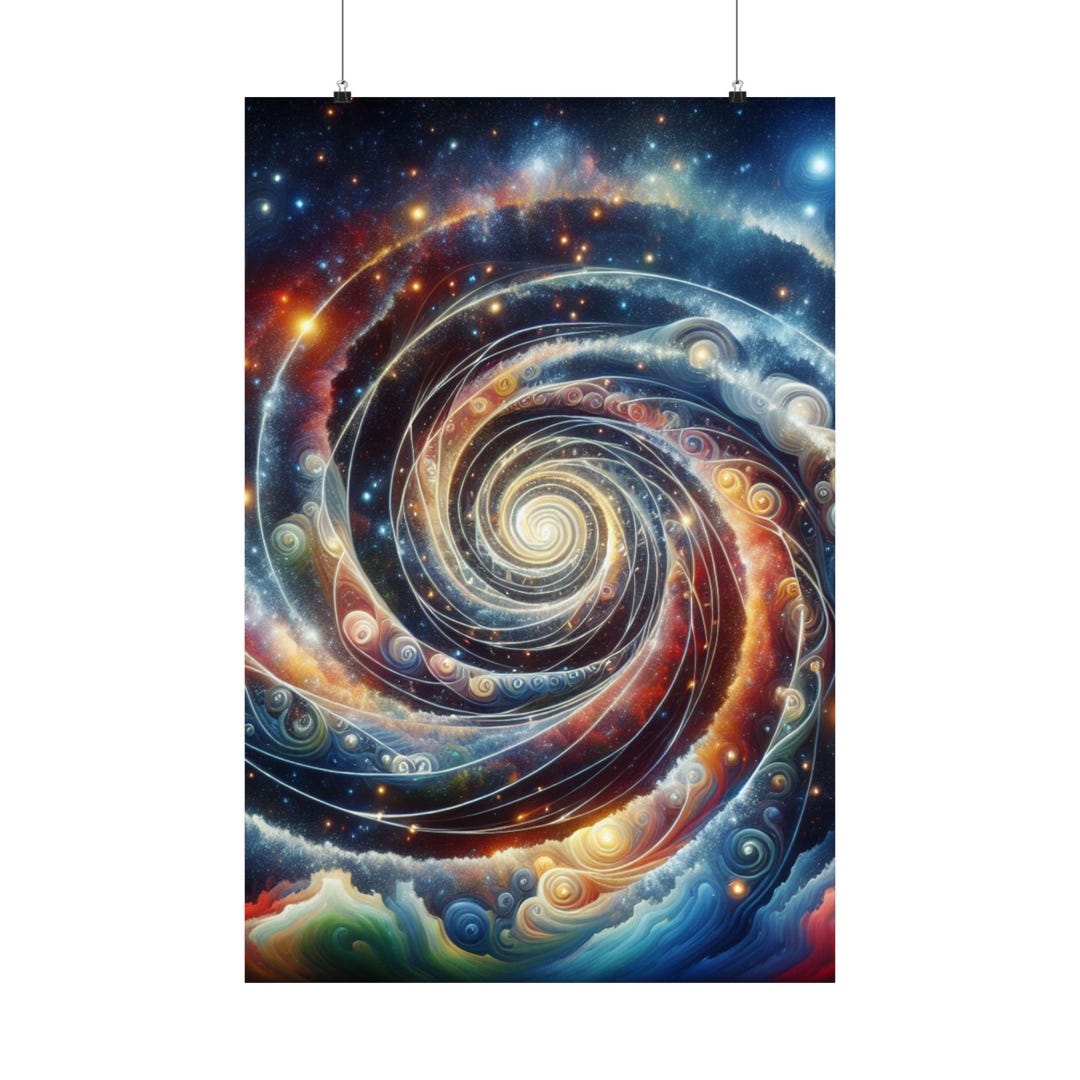 Space Time and the Universe, AI Generated Design, Artistic, Gift Item ...