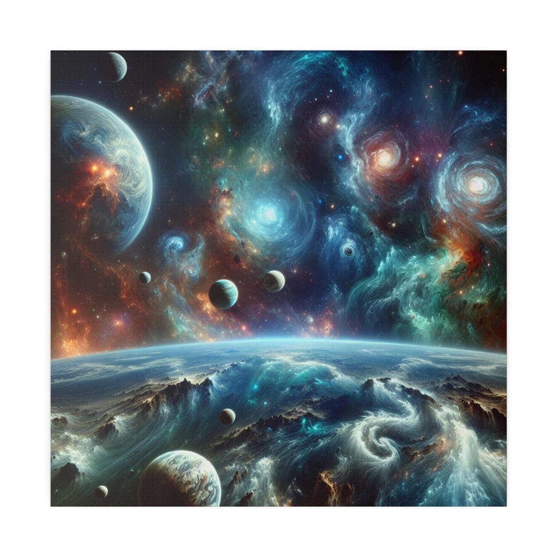 Space, Galaxy, Galactic, Stars, Ambient Scene, AI Image, Gift Item, Art ...