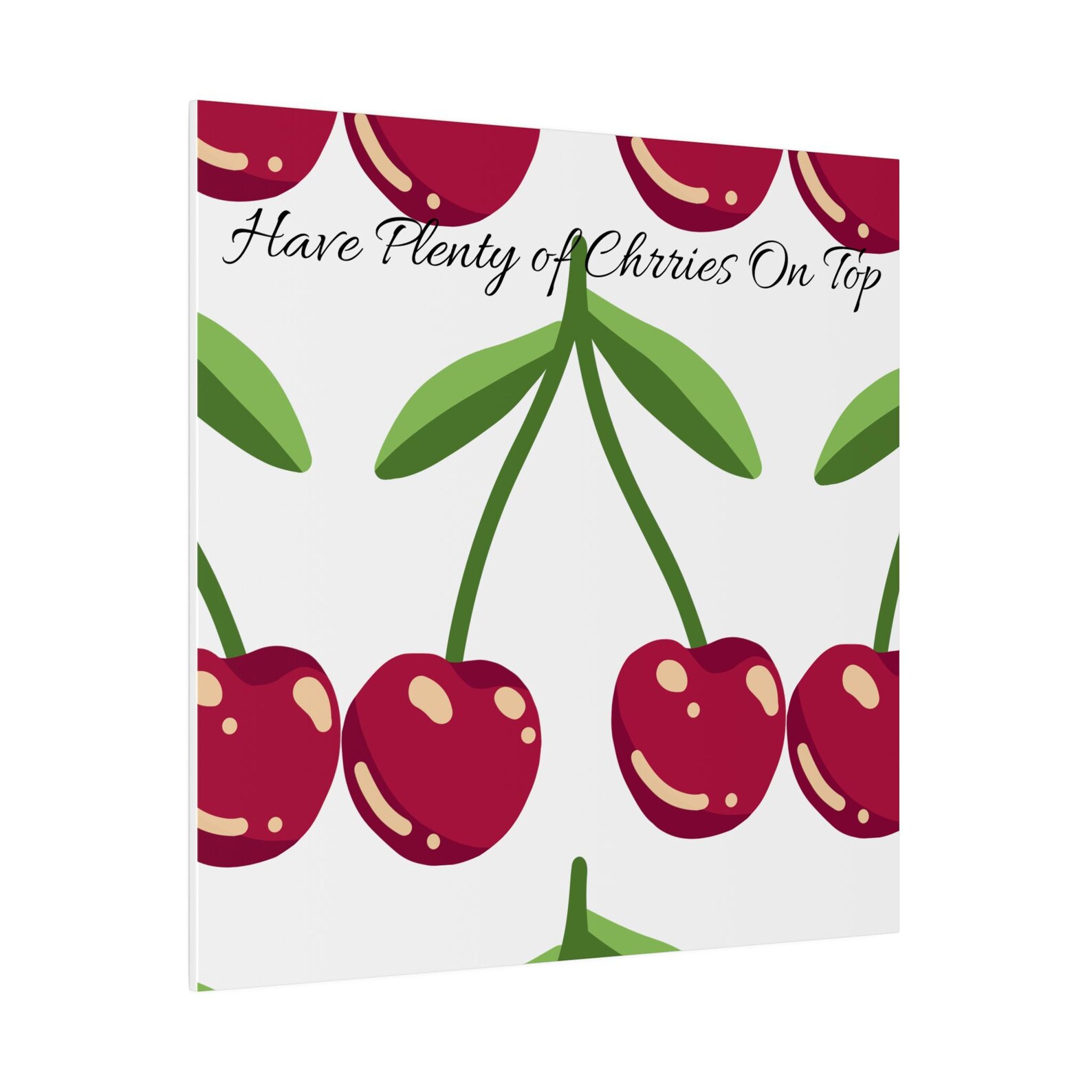 Cherries, Digital Art, Home and Living, Food, Fruit, Gift Item, Matte ...