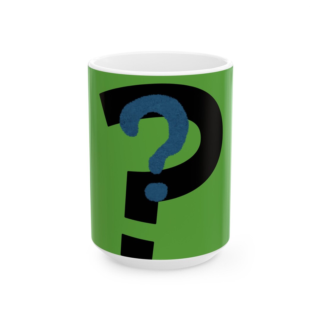 Home and Living, Question Mark, Art, Ceramic Mug, (11oz, 15oz) - Etsy