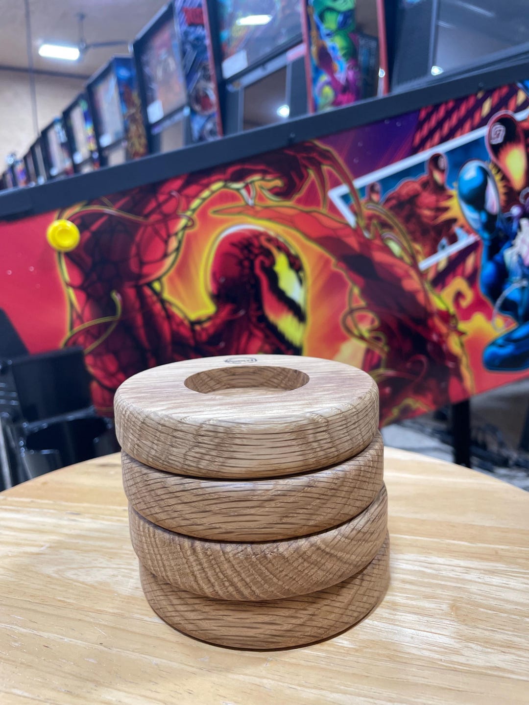 Personalized Wooden Pinball Machine Feet | Custom Floor Protectors ...