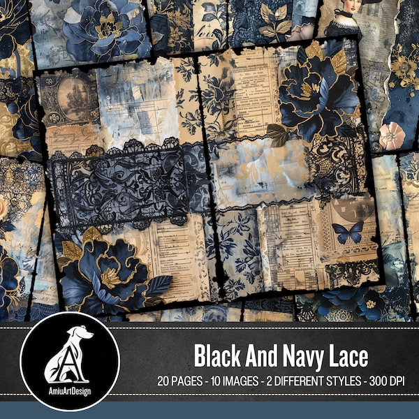 Lace Digital Paper - Etsy