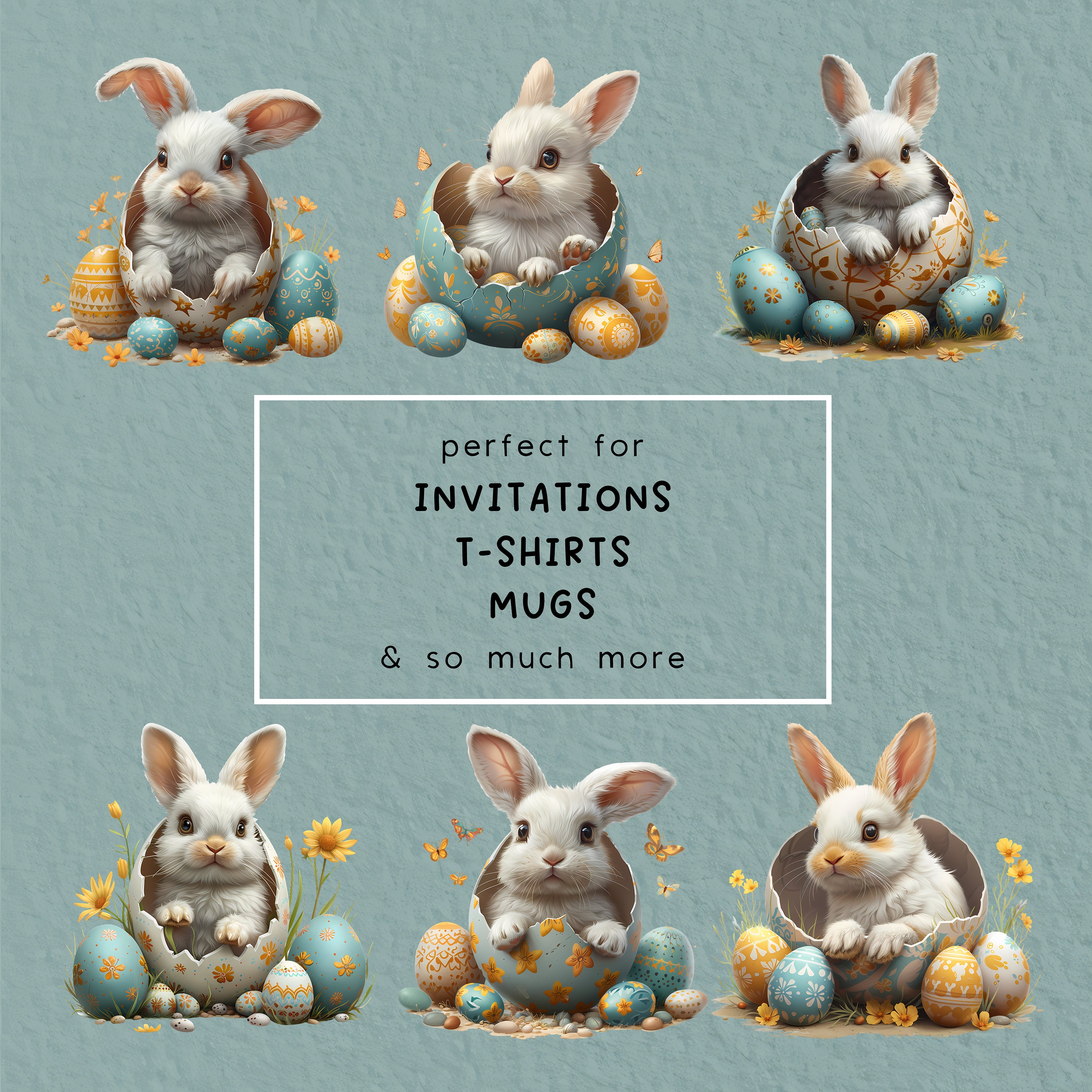 Easter Bunny Clipart, Spring Bunnies Png, Watercolor Bunny PNG, Pastel ...