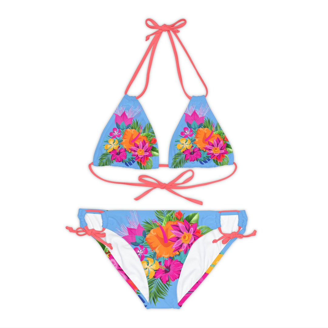 Flower Bikini Set - Etsy