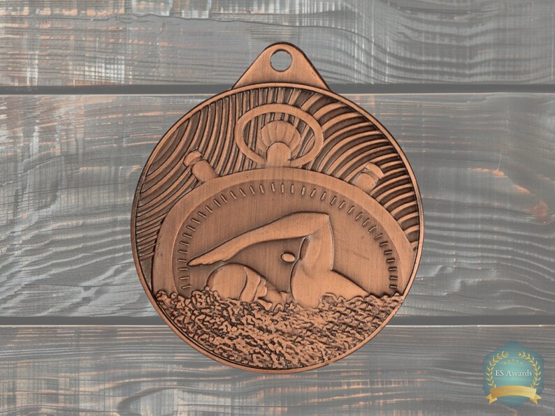 026 Medal, Swimming, Sport Challenge, Gold Medal, Silver Medal, Bronze ...