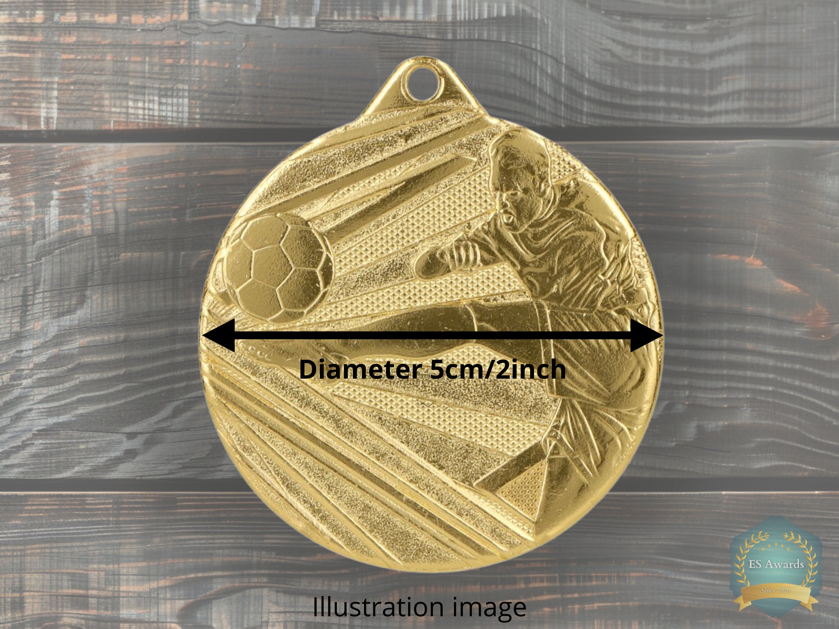 048 Custom Medal With Text or Logo, Personalized Medal, Gold Medal ...