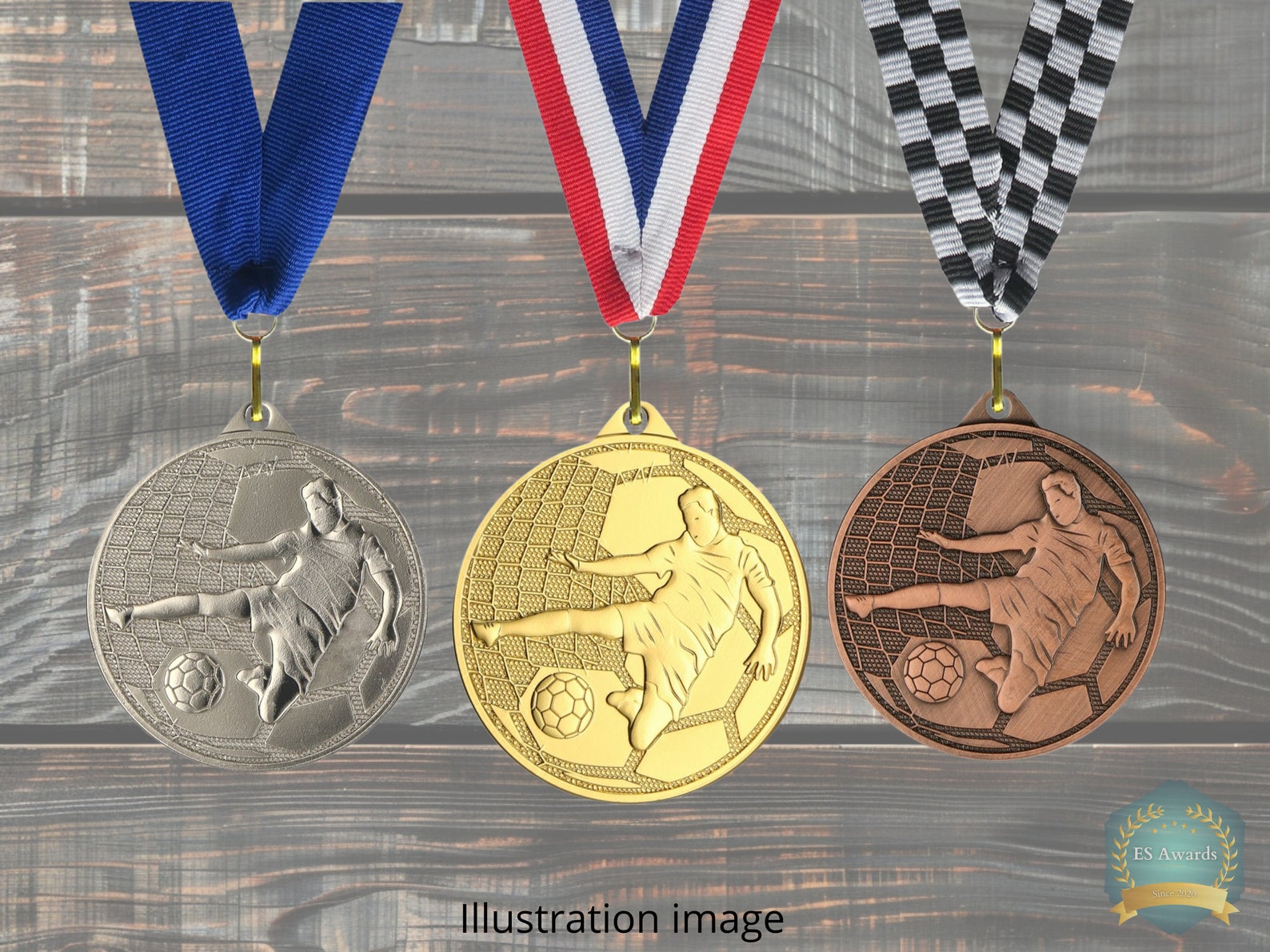 046 Custom Medal With Text or Logo, Personalized Medal, Gold Medal ...
