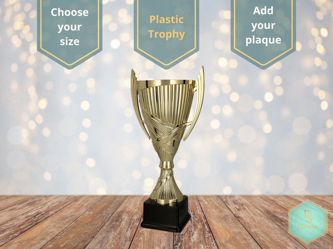 001 Plastic Trophy Gold Trophy Award, Trophy Cup Award, Corporate Award ...