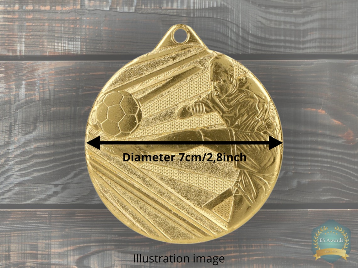 050 Custom Medal With Text or Logo, Personalized Medal, Gold Medal ...