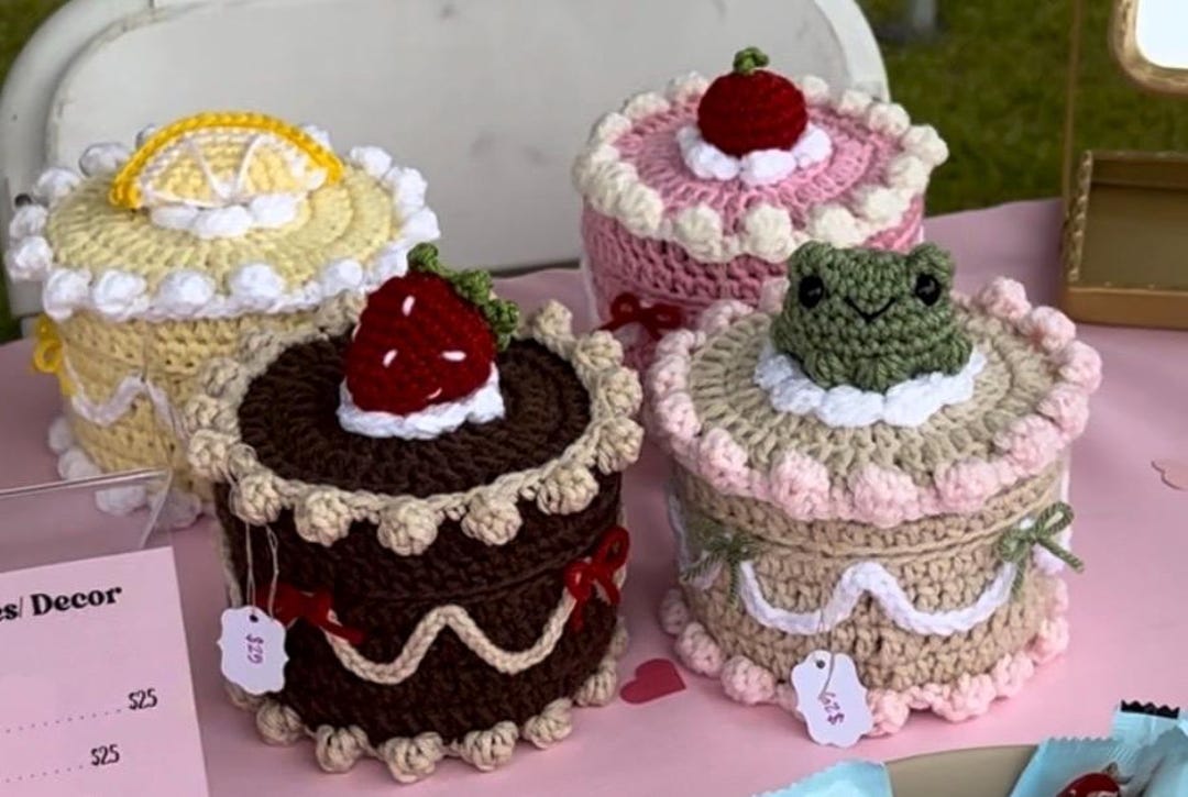 Crochet Cake Box - Etsy