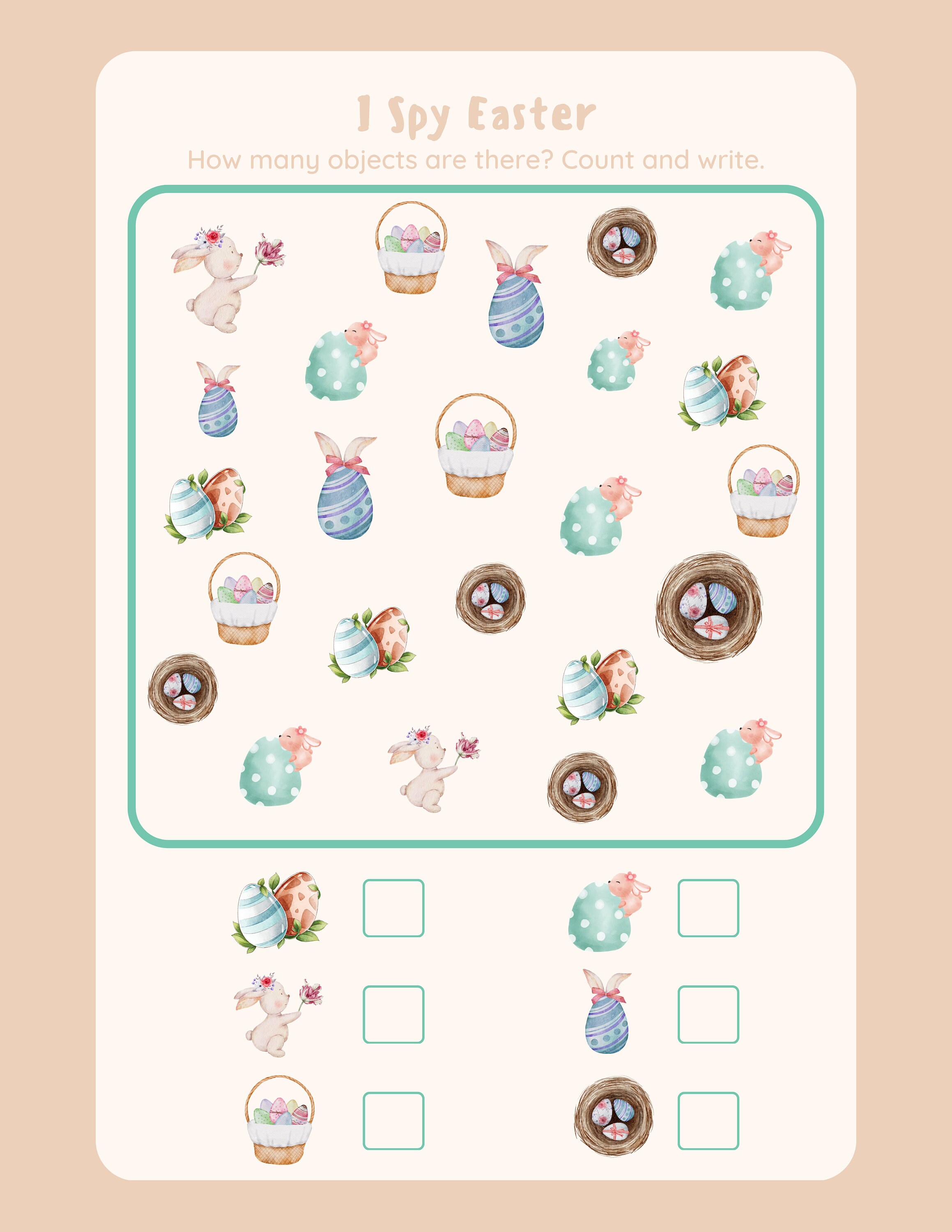 Easter Fun Activity Book: Engaging Worksheets for Reading, Writing, and ...