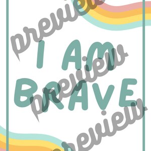 Calm Down Corner Posters, Rainbow Calm Down, Classroom Affirmation ...