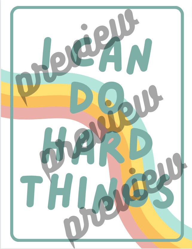 Calm Down Corner Posters, Rainbow Calm Down, Classroom Affirmation ...