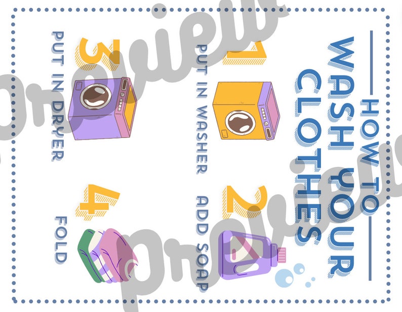 Laundry Dramatic Play, Laundromat Center, Pre-k/kinder Developmental ...