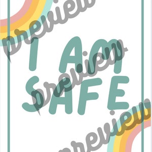 Calm Down Corner Posters, Rainbow Calm Down, Classroom Affirmation ...