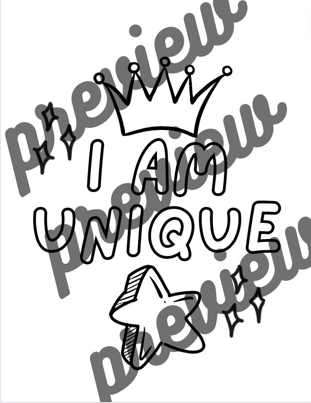 Affirmation Coloring Pages, Coloring Pages, Affirmations for Kids ...