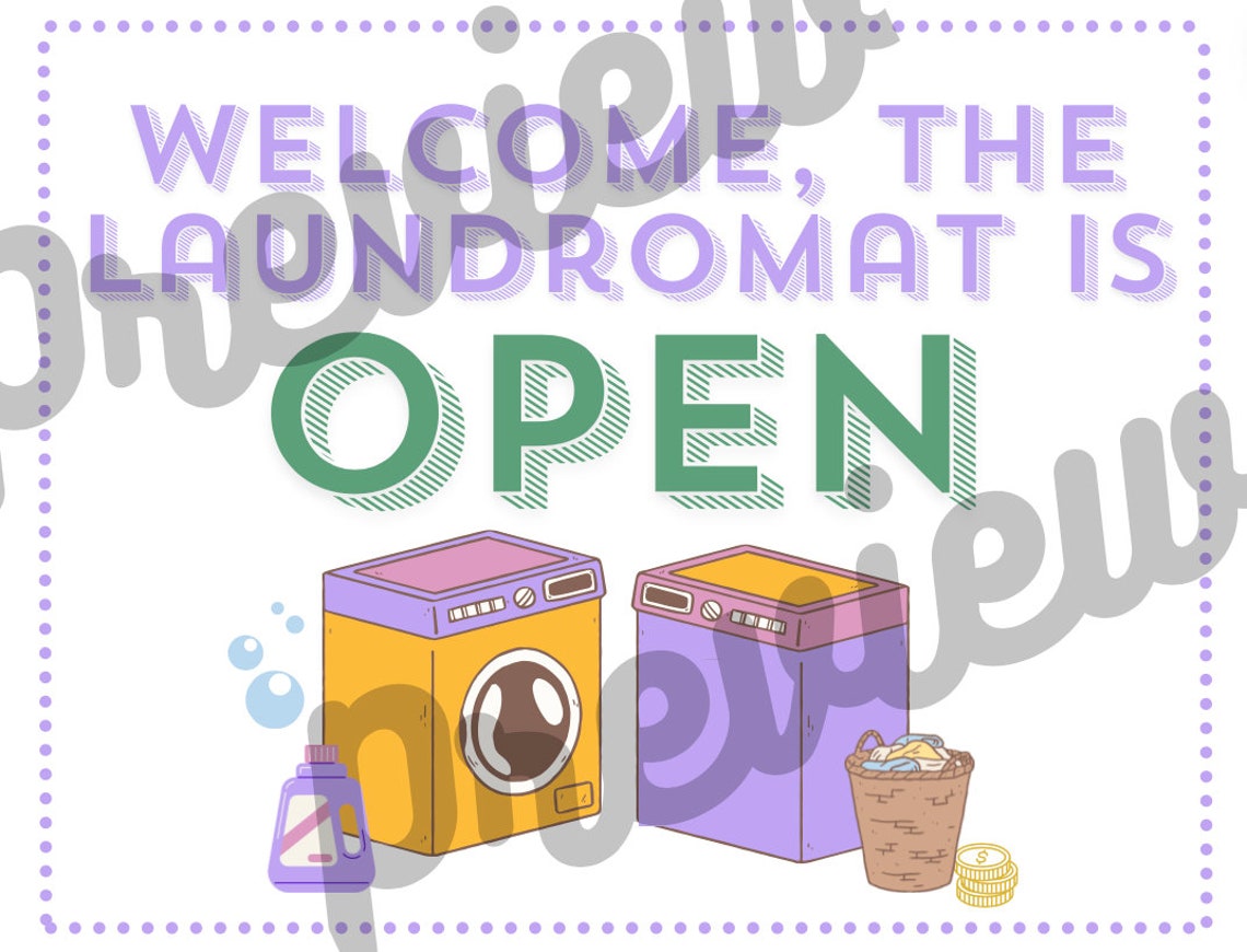 Laundry Dramatic Play, Laundromat Center, Pre-k/kinder Developmental ...