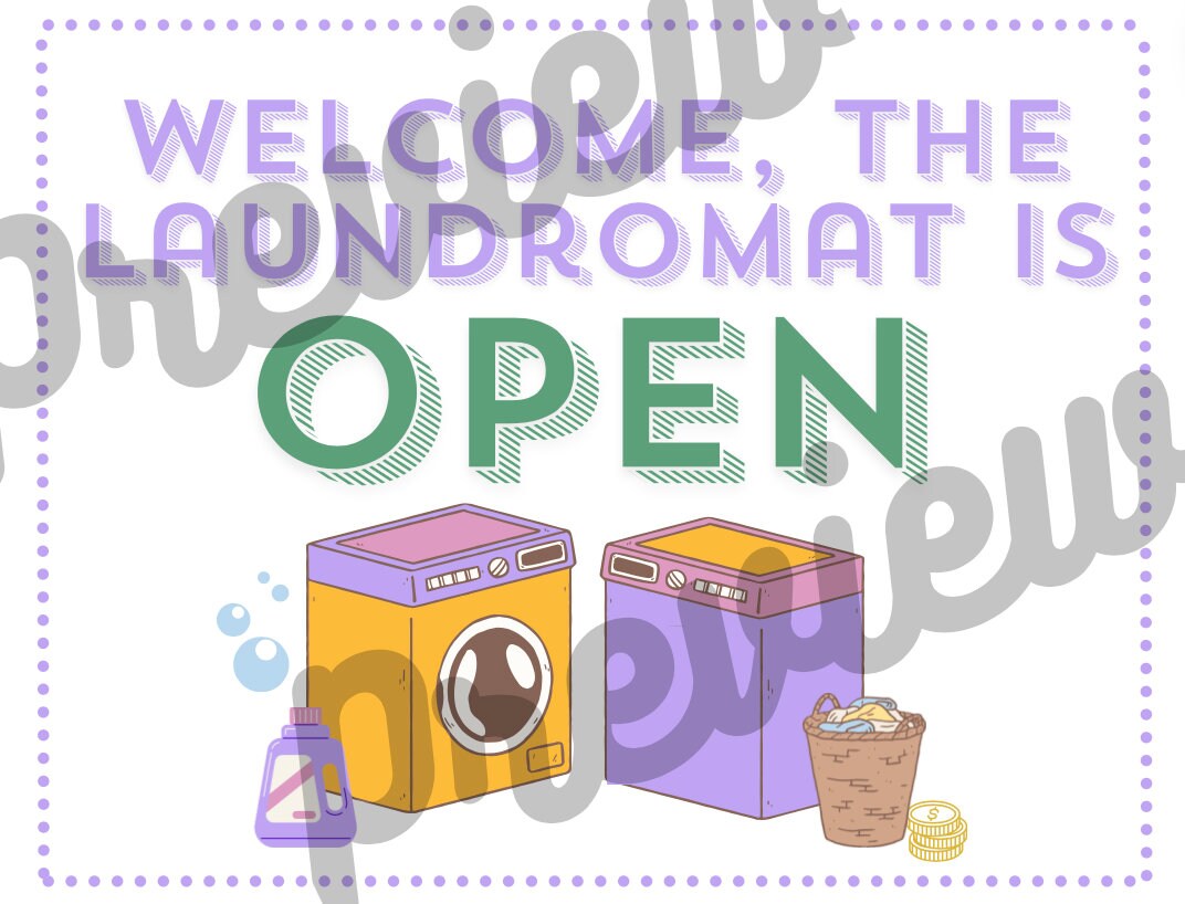 Laundry Dramatic Play, Laundromat Center, Pre-k/kinder Developmental ...