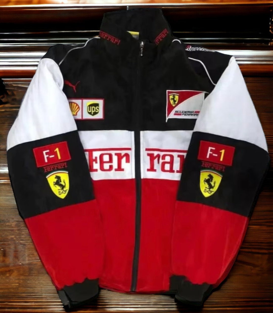 F1 Vintage Jacket Embroidered Racing Jacket Formula 1 Jacket F1 Merch ...