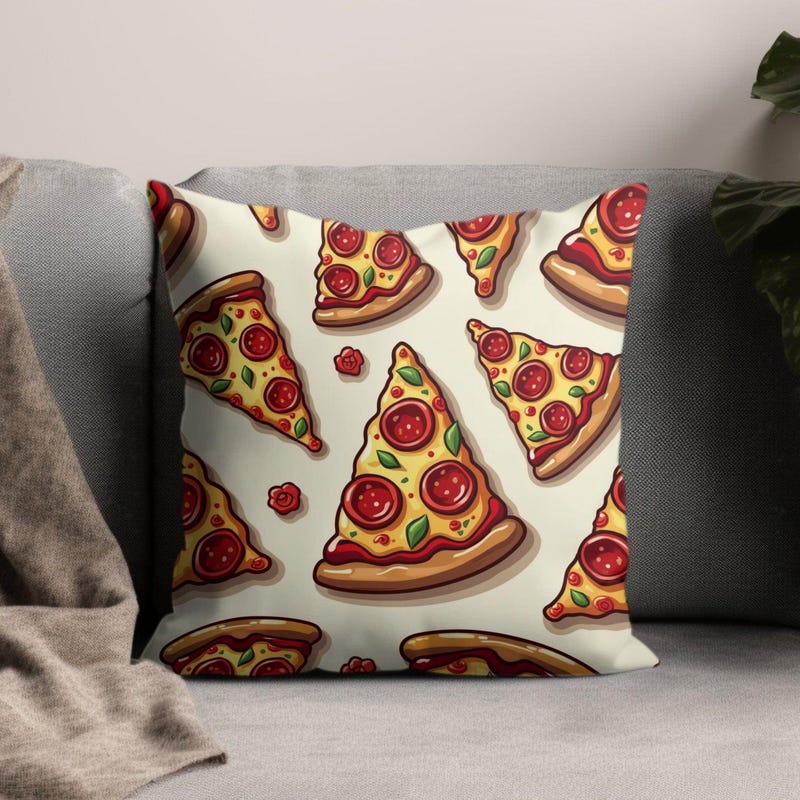 Pizza Pillow - Etsy